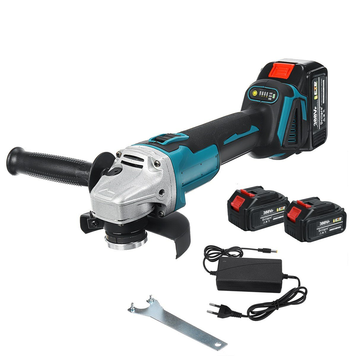 Drillpro 125mm Brushless Angle Grinder Rechargeable Adjustable Speed ...